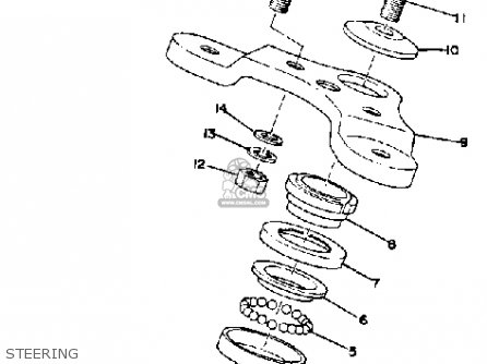 Yamaha Yamaha TY80 1974 USA parts lists and schematics