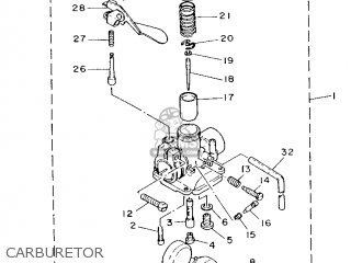 Yamaha TY80 1987 451 ENGLAND 27451-310E1 parts lists and schematics