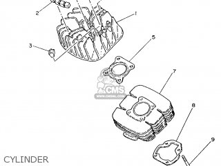Yamaha TY80 1987 451 ENGLAND 27451-310E1 parts lists and schematics