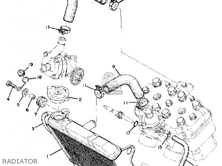 Yamaha TZ350 1972 1973 1974 USA parts lists and schematics