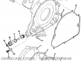 Yamaha TZ750 1977 USA parts lists and schematics