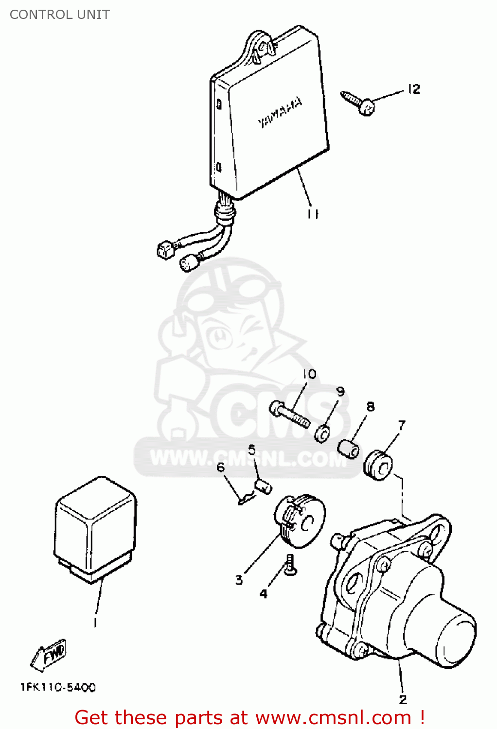 Yamaha V-MAX1200 1986 (G) USA parts lists and schematics
