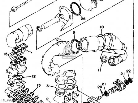 Yamaha WB760V WAVE BLASTER 1997 parts lists and schematics