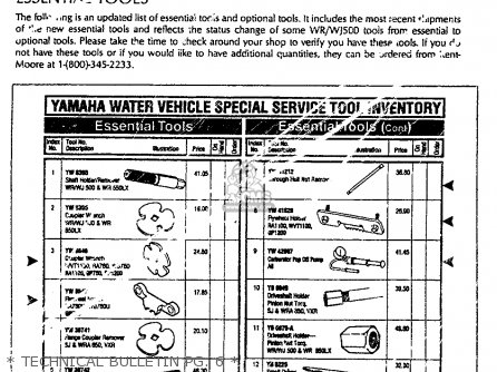 Yamaha WB760V WAVE BLASTER 1997 parts lists and schematics