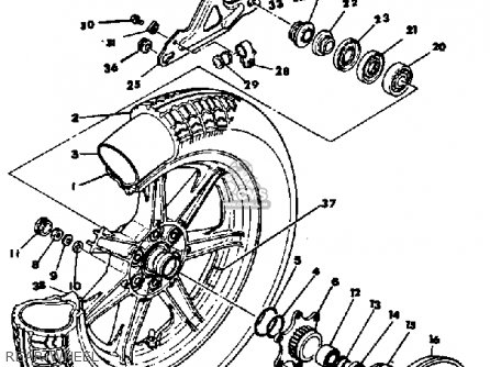 Yamaha XS1100 1978 USA parts lists and schematics