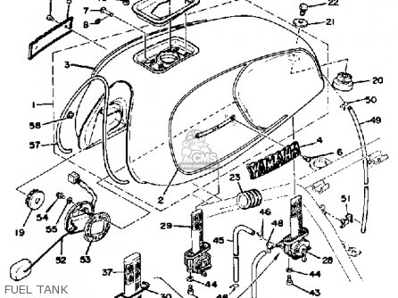 Yamaha XS1100 1979 USA parts lists and schematics
