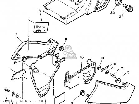 Yamaha XS400 1982 MAXIM USA parts lists and schematics
