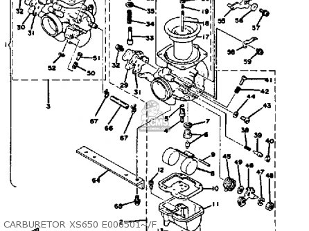 Yamaha XS650 1978 USA parts lists and schematics