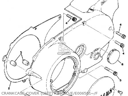 Yamaha XS650 1979 USA parts lists and schematics