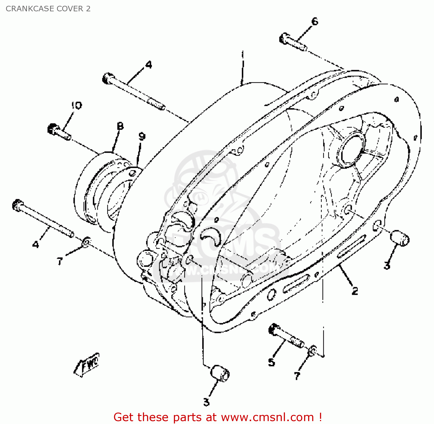 Yamaha XS650 1980 (A) USA parts lists and schematics