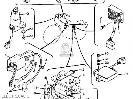 Yamaha Yamaha XS650 1980 (A) USA parts lists and schematics