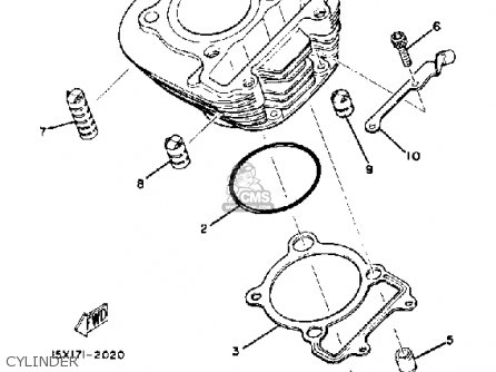 Yamaha XT200 DUAL PURPOSE 1982 (C) USA parts lists and schematics