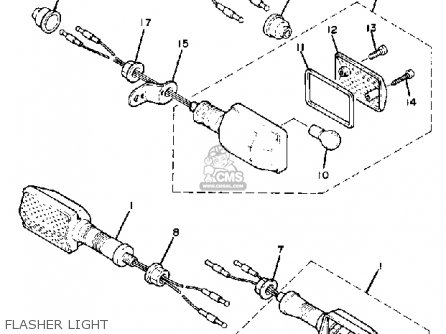 Yamaha XT200 DUAL PURPOSE 1982 (C) USA parts lists and schematics