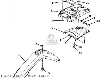 Yamaha XT200 DUAL PURPOSE 1982 (C) USA parts lists and schematics