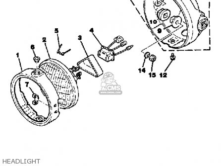 Yamaha XT200 DUAL PURPOSE 1982 (C) USA parts lists and schematics