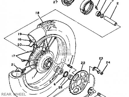 Yamaha XT200 DUAL PURPOSE 1982 (C) USA parts lists and schematics