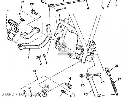 Yamaha XT200 DUAL PURPOSE 1982 (C) USA parts lists and schematics