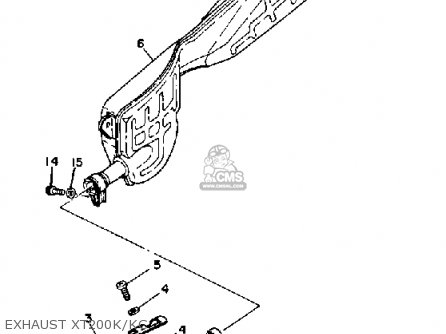 Yamaha XT200 DUAL PURPOSE 1983 (D) USA parts lists and schematics
