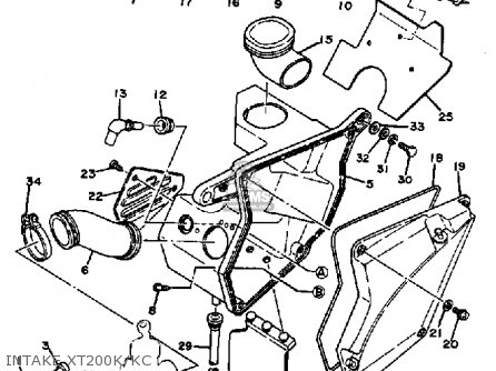 Yamaha XT200 DUAL PURPOSE 1983 (D) USA parts lists and schematics