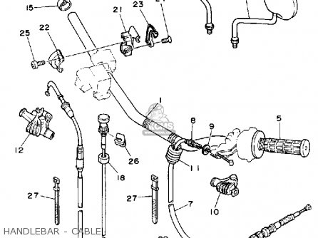 Yamaha XT225 XT225C 1992 (N) USA CALIFORNIA parts lists and schematics