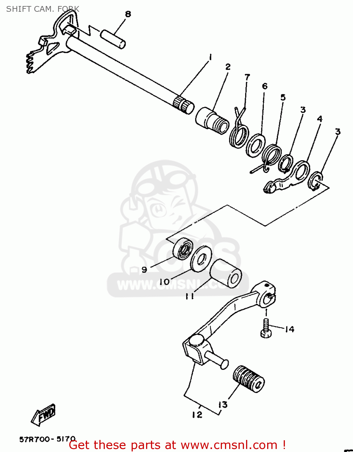 Yamaha XT250 1987 1EU SWITZERLAND 271EU-361E1 parts lists and schematics