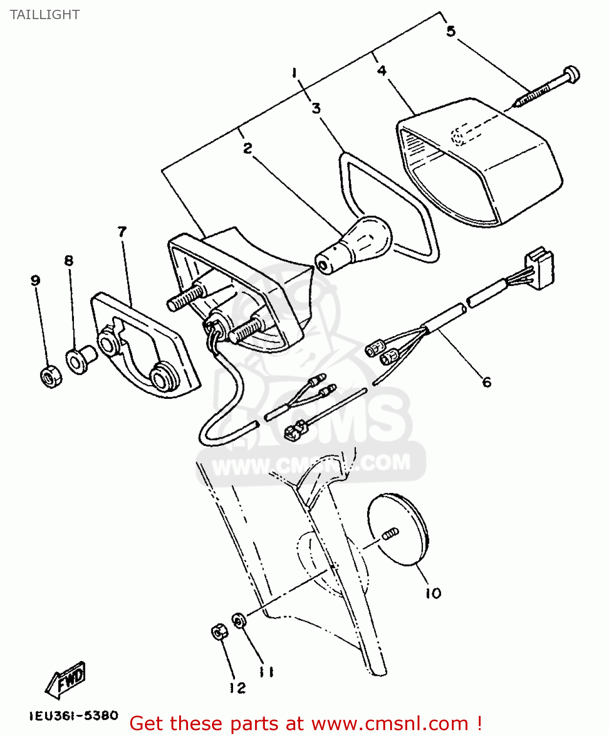 Yamaha XT250 1987 1EU SWITZERLAND 271EU-361E1 parts lists and schematics