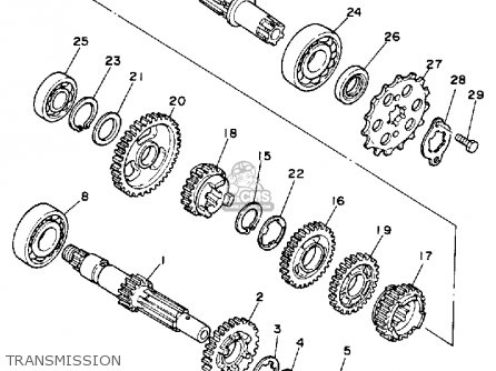 Yamaha XT250 DUAL PURPOSE 1984 (E) USA parts lists and schematics