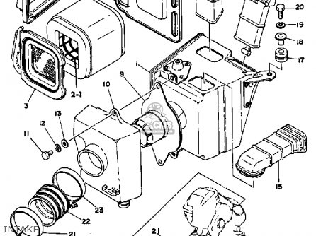 Yamaha XT500 1977 DUAL PURPOSE USA CANADA parts lists and schematics