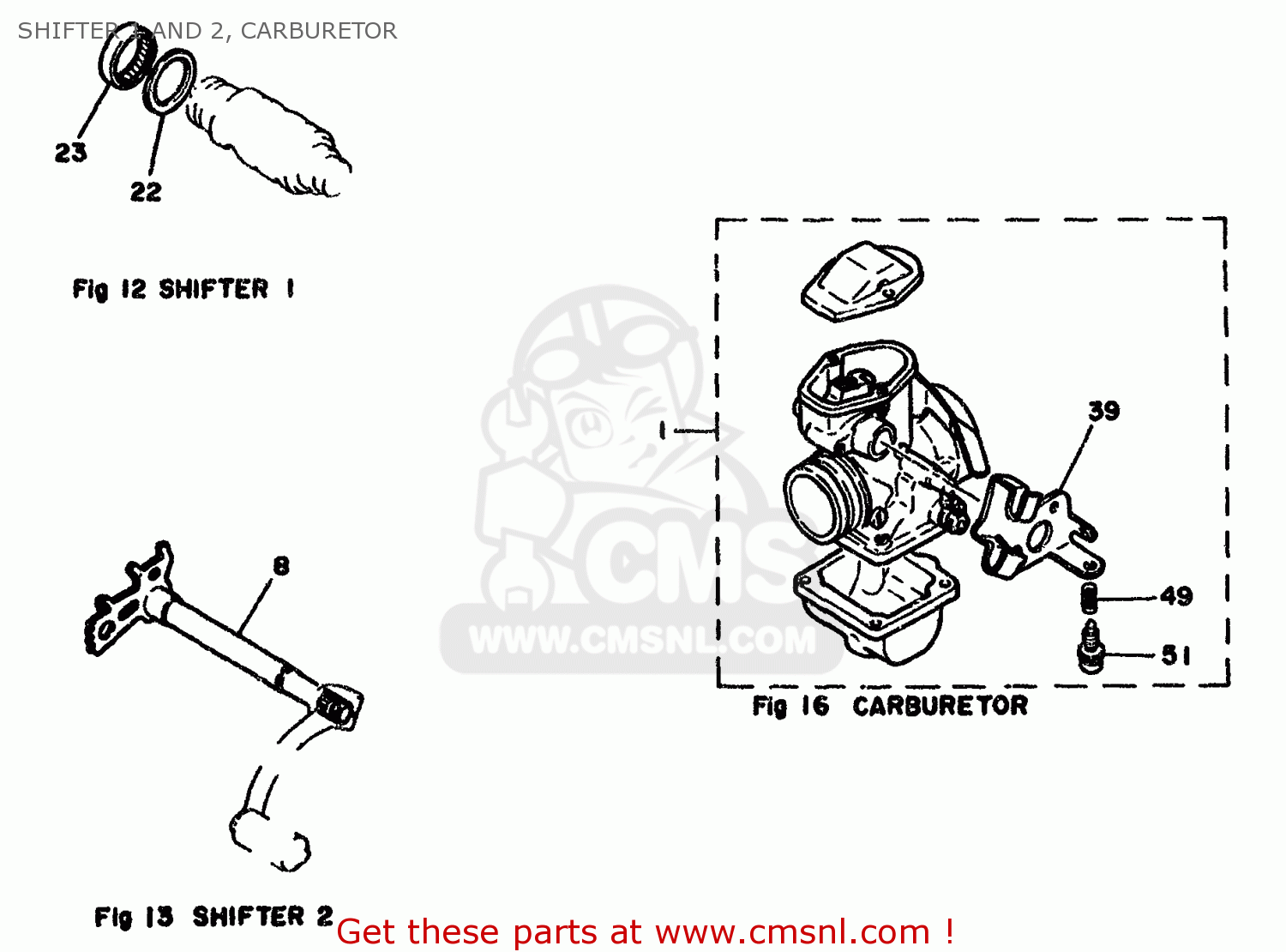 Yamaha XT500 1978 1U6 EUROPE 1U628-198E5 parts lists and schematics