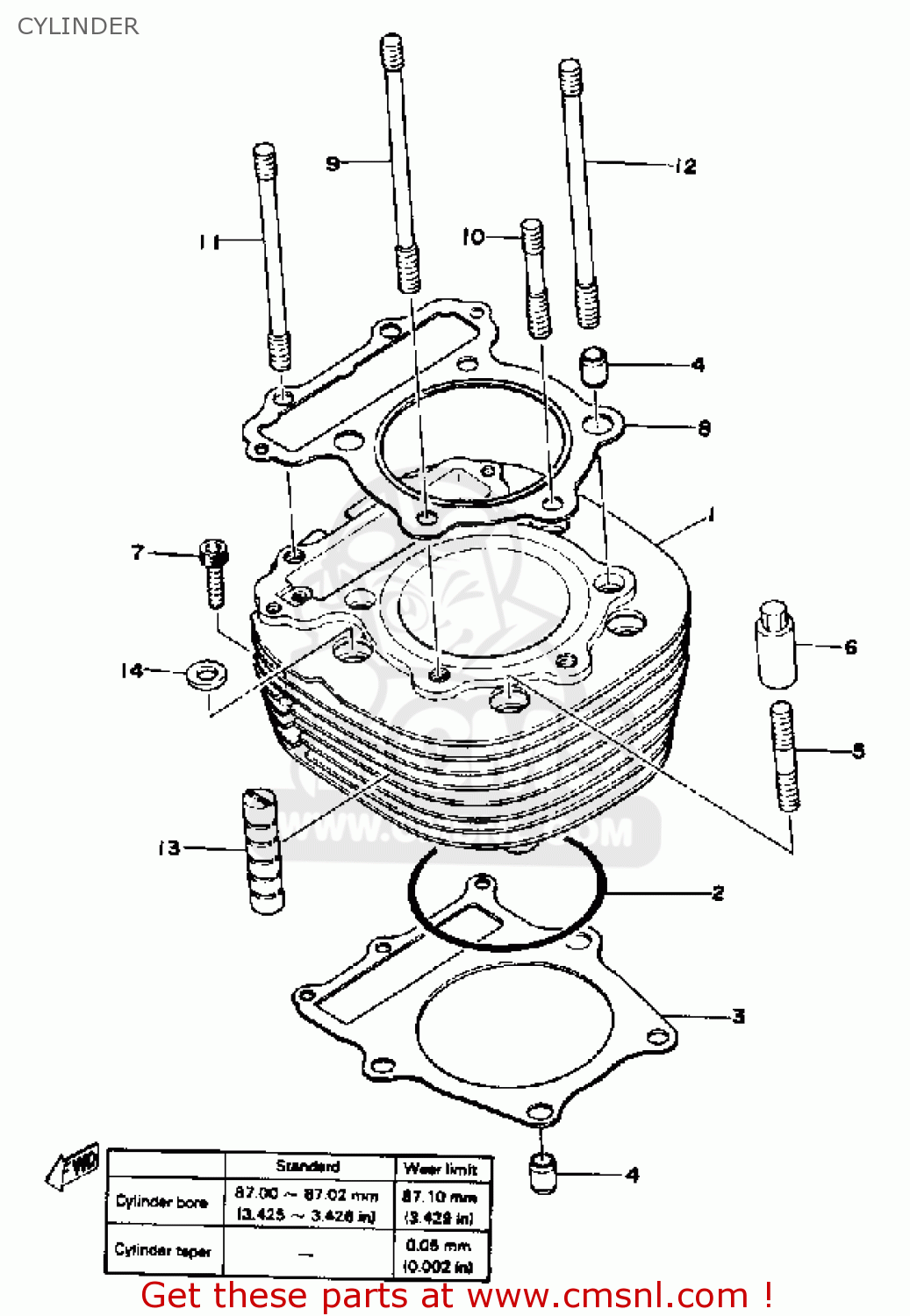 Yamaha Xt500 Parts Diagram at Esperanza Bruns blog