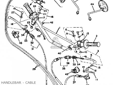 Yamaha XT500 1978 DUAL PURPOSE USA parts lists and schematics