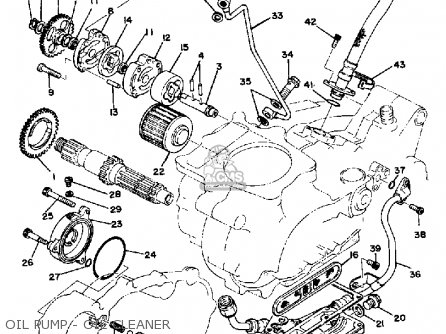 Yamaha XT500 1980 DUAL PURPOSE USA parts lists and schematics