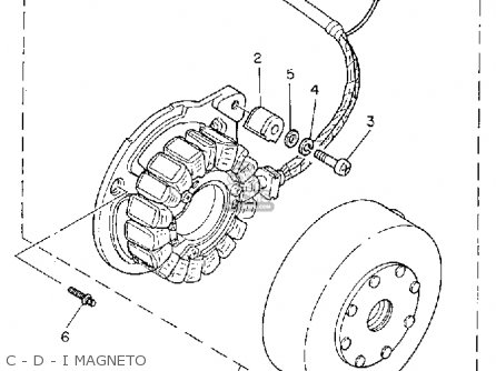 Yamaha XT500 1981 DUAL PURPOSE USA parts lists and schematics