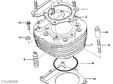 Yamaha XT500 1981 DUAL PURPOSE USA parts lists and schematics