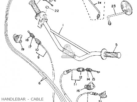 Yamaha XT500 1981 DUAL PURPOSE USA parts lists and schematics