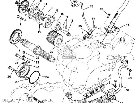 Yamaha XT500 1981 DUAL PURPOSE USA parts lists and schematics