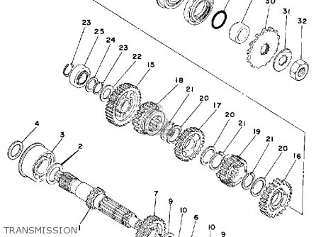 Yamaha XT500 1981 DUAL PURPOSE USA parts lists and schematics