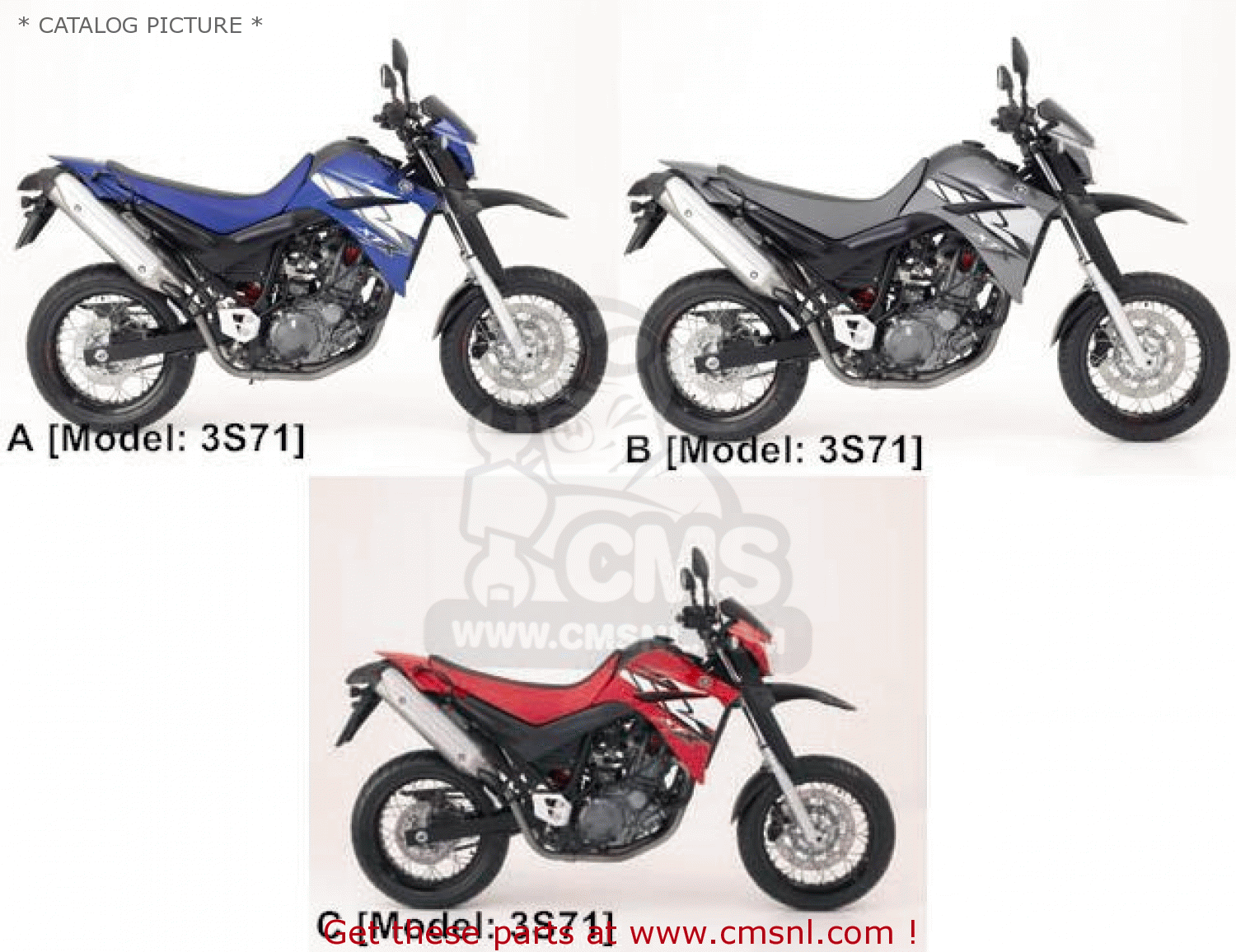 Yamaha XT660X 2005 3S71 HOLLAND 1D3S7-300F1 * CATALOG PICTURE * - buy ...