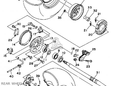 Yamaha YFB250D TIMBERWOLF 1992 parts lists and schematics