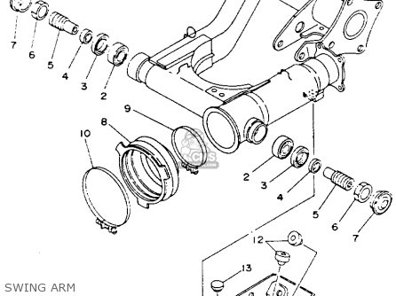 Yamaha YFB250E TIMBERWOLF 1993 parts lists and schematics