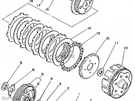 Yamaha YFM225S 1986 parts lists and schematics