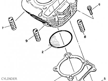 Yamaha Yamaha YFM225S 1986 parts lists and schematics
