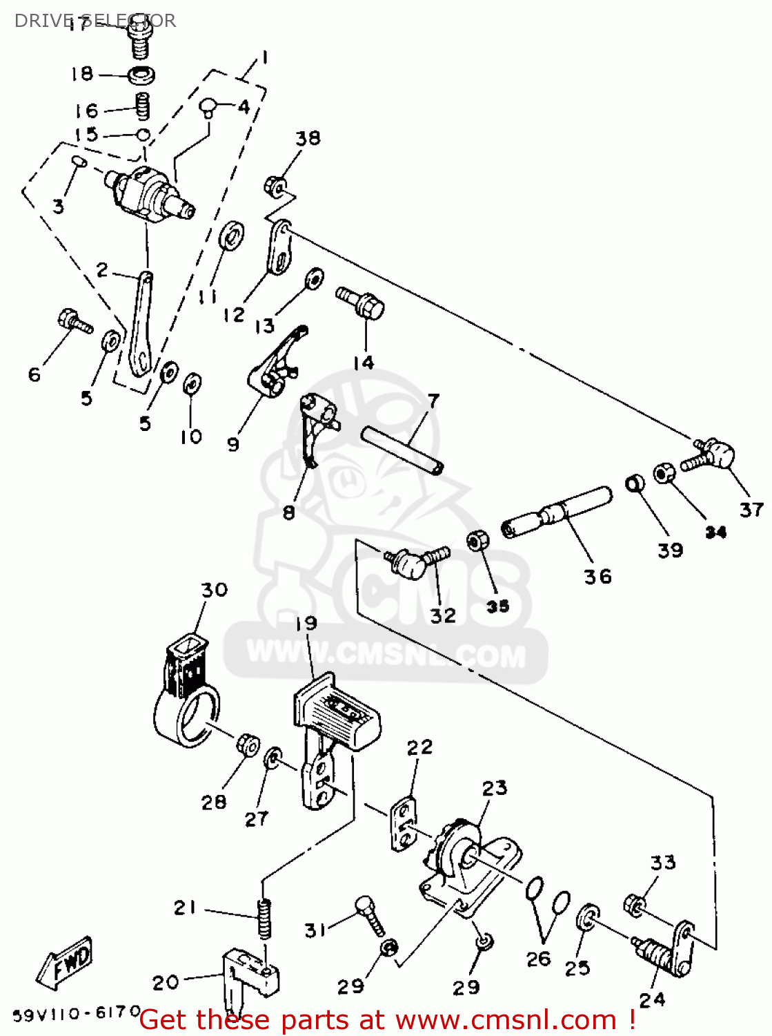 Yamaha YFM225S 1986 parts lists and schematics