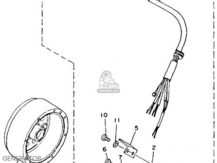 Yamaha YFM225S 1986 parts lists and schematics