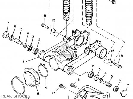 Yamaha YFM225S 1986 parts lists and schematics