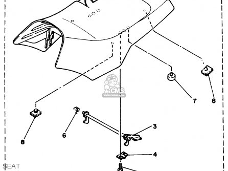 Yamaha Yamaha YFM225S 1986 parts lists and schematics
