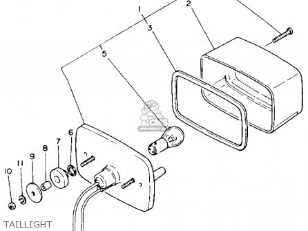Yamaha YFM225S 1986 parts lists and schematics