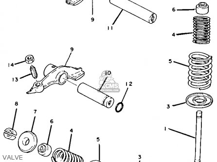 Yamaha Yamaha YFM225S 1986 parts lists and schematics