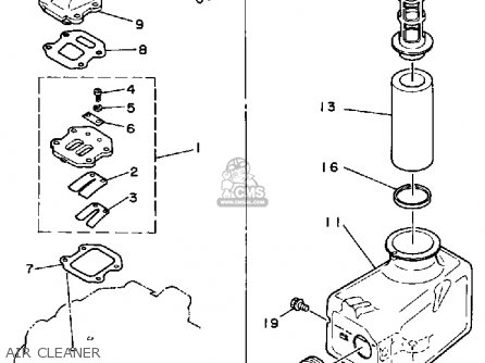 Yamaha YT60L TRI-ZINGER 1984 USA parts lists and schematics