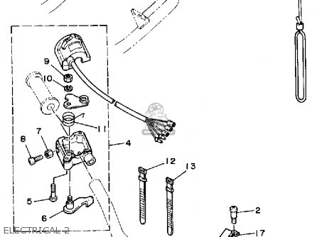 Yamaha YT60L TRI-ZINGER 1984 USA parts lists and schematics